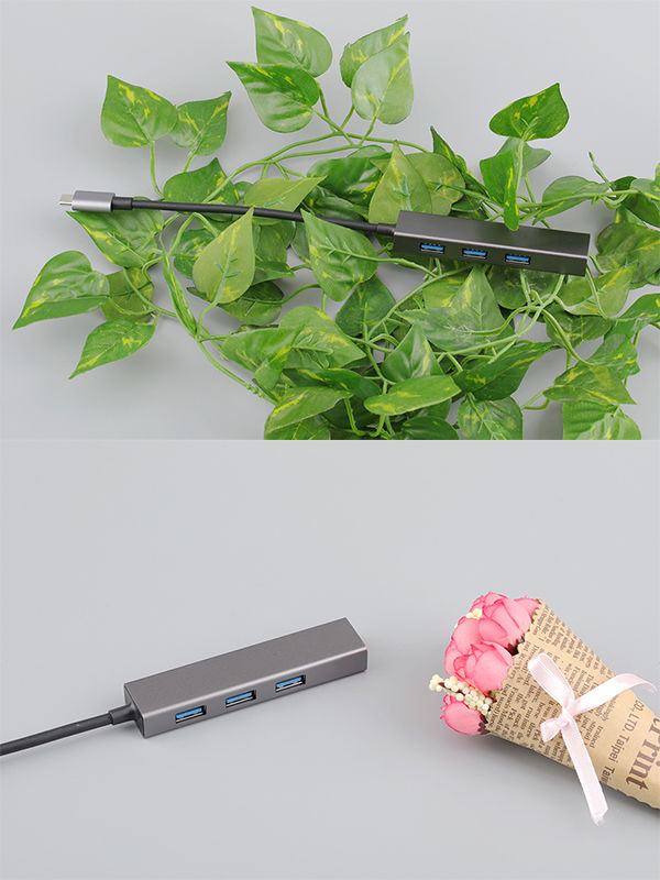 China Type C Hub USB C Hub To 1000M Ethernet Adapter Type Cto 3USB3.0 ...