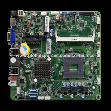 China HM76 ALL IN ONE PC MB ITX COMPUTER MOTHERBOARD 17X17CM on Global ...