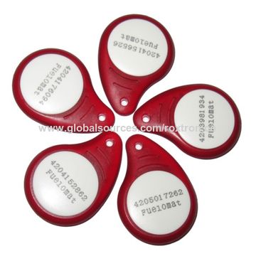 ChinaRFID Contactless Hitag 1 Key Fob, 125kHz, with 2K-bit Read/Write ...