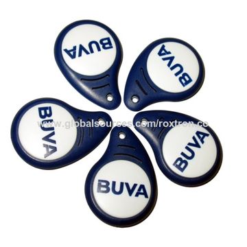 ChinaRFID Contactless Hitag 1 Key Fob, 125kHz, with 2K-bit Read/Write ...