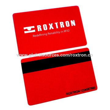 ChinaMagnetic Card with Magnetic Stripe of Hico 2750oe/Loco 300oe ...