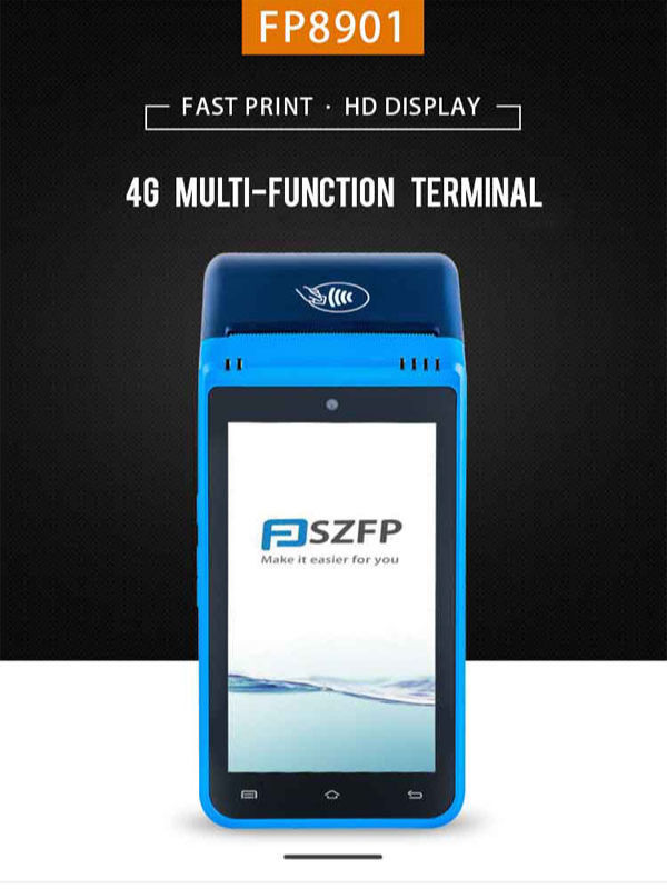 China 4G Android7.0 mobile payment terminal receipt printing wifi ...