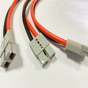 China UL3512 4# red biack 500mm plug grey at both ends on Global Sources