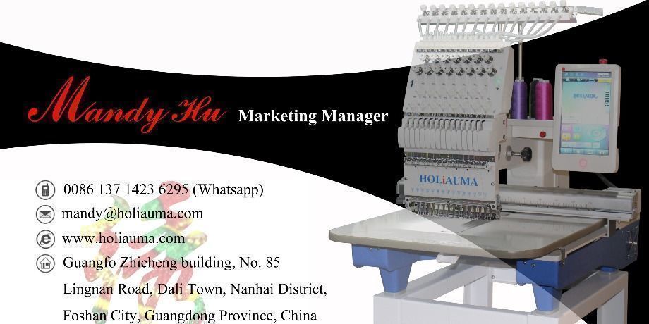 Hot sale! HOLiAUMA computerized 1 head 15 colors chinese best quality ...