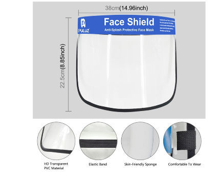 Anti fog direct splash protection personal protection equipment PPE ...