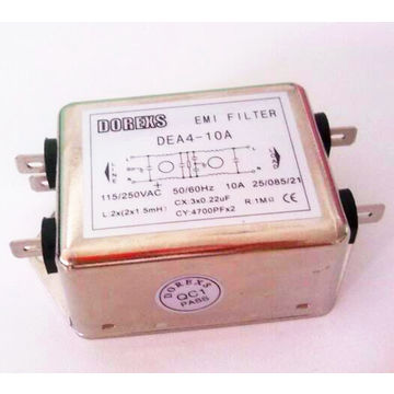 China 220V single phase AC power line EMI noise filter on Global ...