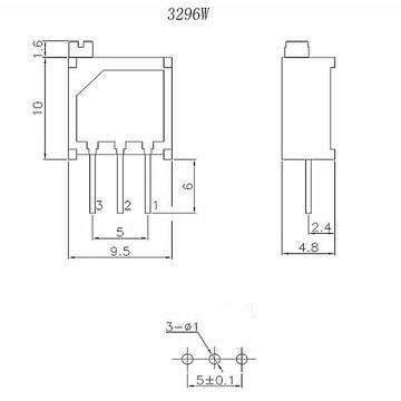 ChinaBONENS 100K 3296W Trimmer Potentiometer on Global Sources