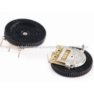 China 0.02W single turn 12mm 16 mm 10K linear thumb wheel potentiometer ...