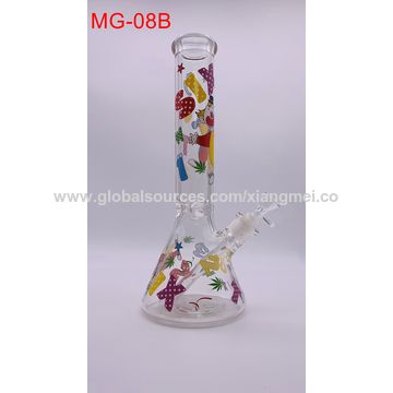 China New Style 7mm Clown Glass Bongs Manufacturer on Global Sources