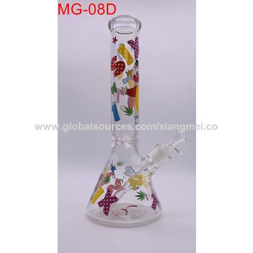 China New Style 7mm Clown Glass Bongs Manufacturer on Global Sources