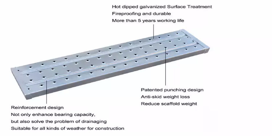 Cheap Steel Springboard Galvanized Scaffolding Steel Plank With ...
