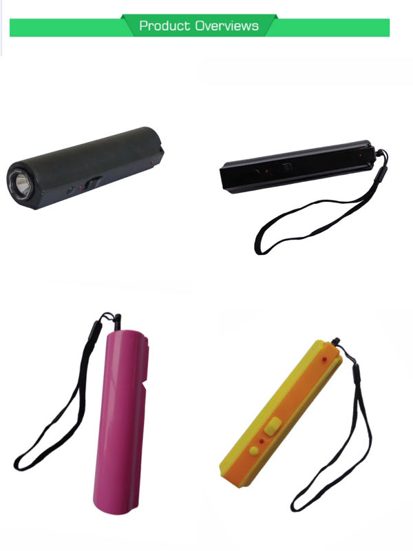 China New Rechargeable Electric Shock Stick with Flashlight on Global ...