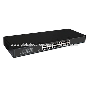 China 24 ports 10/100/1000M Fast Gigabit Switch Home Switch VLAN Port ...