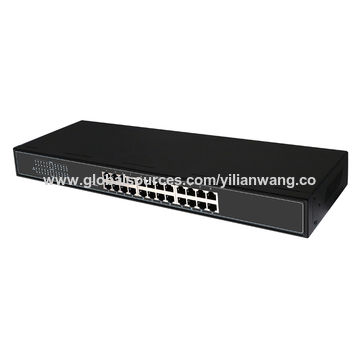 China 24 ports 10/100/1000M Fast Gigabit Switch Home Switch VLAN Port ...