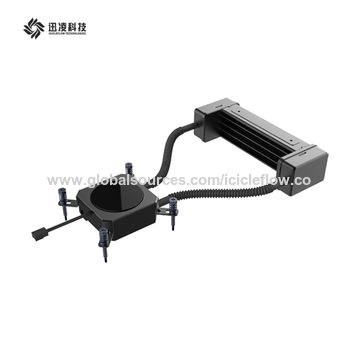 China 1U Server Liquid Cooling Pure copper base CPU Radiator Cooler ...