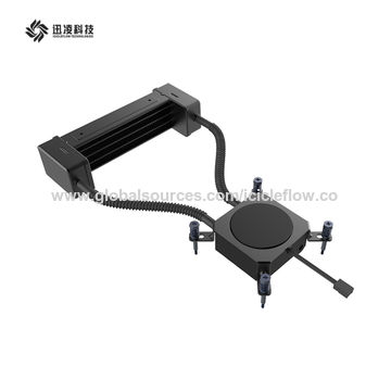 China 1U Server Liquid Cooling Pure copper base CPU Radiator Cooler ...