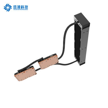 China 2U Server CPU heatsink, Copper Skiving heatsink 60mm fan on ...