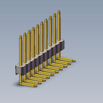 China 2.0mm pin header, single row board spacer right angle on Global ...