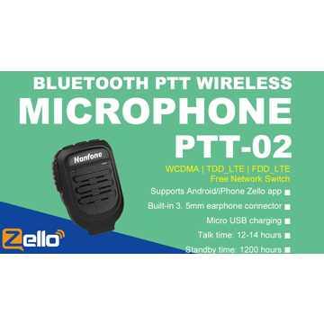 China Bluetooth V4.1 microphone pairing Android/ iPhone ZELLO App on ...