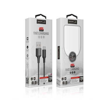 China 2020 Wholesale 4color printing embossing Android phone data cable ...