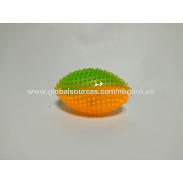 China 5INCH TPR LED light up dual-color football set flashing bounce ...