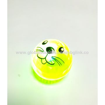 China 2.5INCH TPU LED light up high bounce rabbit ball flashing bounce ...