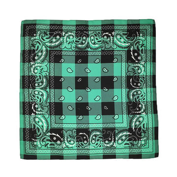 China New Design Tie-dye Plaid Bandana Colourful Printed Polyester ...