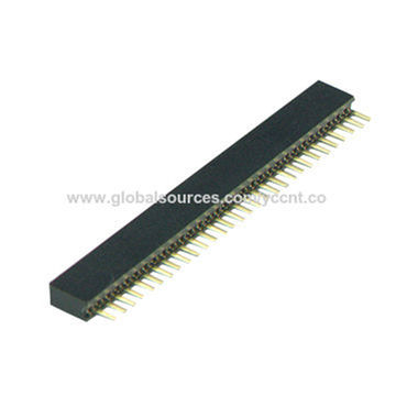 China 2.00mm Female Header, Single Row, Straight 0.8/1.0/1.27/2.0/2.54 ...