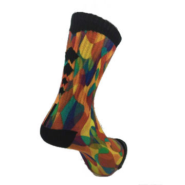 Taiwan 3D printing socks, polyester socks with 360-degree full color ...
