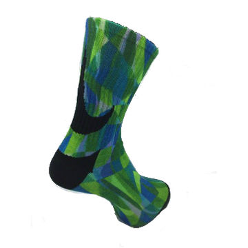 Taiwan 3D printing socks, polyester socks with 360-degree full color ...