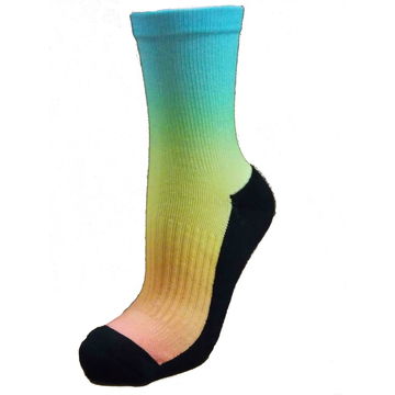 Taiwan 3D printing socks, polyester socks with 360-degree full color ...