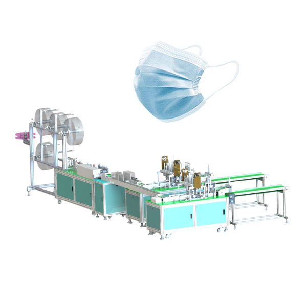 China Fully Automatic Ear Loop Face Mask Machine Short-term Delivery Automatic Face Mask Machine ...