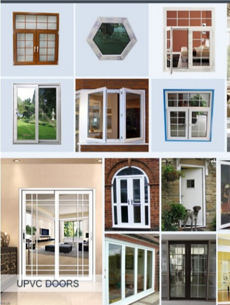 UPVC PVC round casement windows with round/arched top design and ...