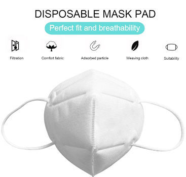 Hot sale NK95 FFP2 Mask 5 ply Filtration respirator mask personal ...