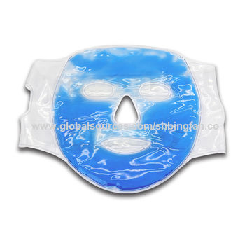 China High quality customized color hot cooling spa gel ice pack facial ...