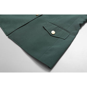 China New stylish men green security guard uniforms blazers on Global ...