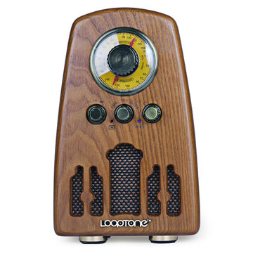 China High quality handmade Solid Wood radio with bluetooth& tone ...