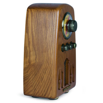 China High quality handmade Solid Wood radio with bluetooth& tone ...