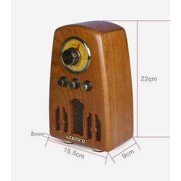 China High quality handmade Solid Wood radio with bluetooth& tone ...