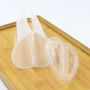 ChinaHeart-shaped Clear Plastic Drink Cup with Lids, Split Cup with ...