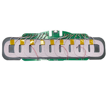 China Multi-coil wireless charging 9 coils 3 mobile phones 10W charging ...