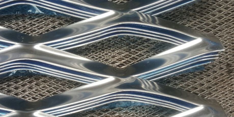 China Flat expanded wire mesh, flat expanded metal mesh, flatten on ...