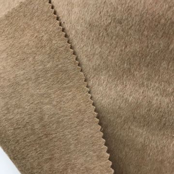 China Double faced over coating wool fabric soft hand feeling 65%lamb ...