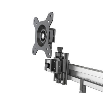 China Three monitor aluminum profile monitor desk mounts on Global ...