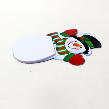 China Kids mini shape notepad promotion gift pad shape notebook Santa ...