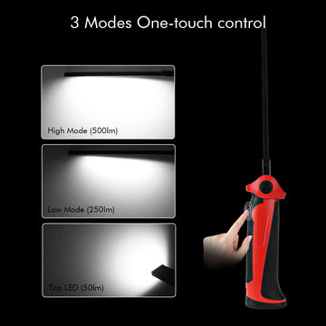 China Rechargeable 5W COB LED Swivel Work Light 180 degree rotation ...