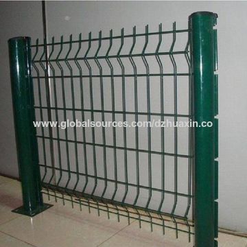 China Peach post for welded fence on Global Sources,welded fence peach ...
