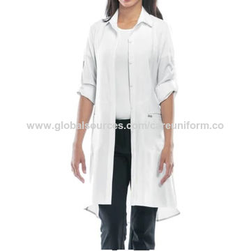 China Women's Princess Seam 40" Lab Coat near me on Global Sources,lab ...