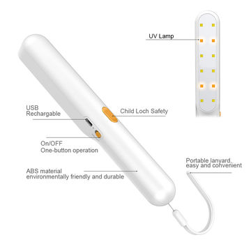 China Portable UV Light Sanitizer Handheld UV-C Sterilizers Germicidal ...