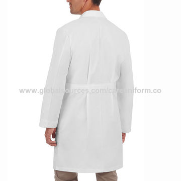 ChinaMen's 5-Pocket Twill Long Sleeve 38" Lab Coat on Global Sources